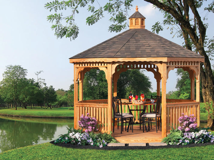 Pressure Treated Wood Gazebos – Dutchway Structures